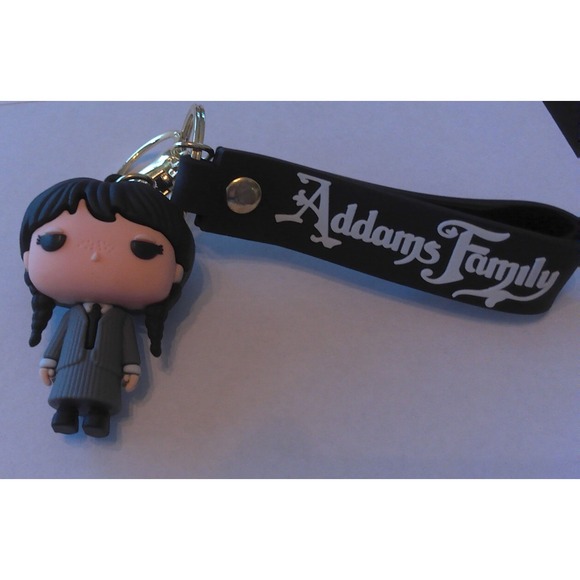 Accessories | Wednesday Addams 3d Key Chain In Grey Dress | Poshmark